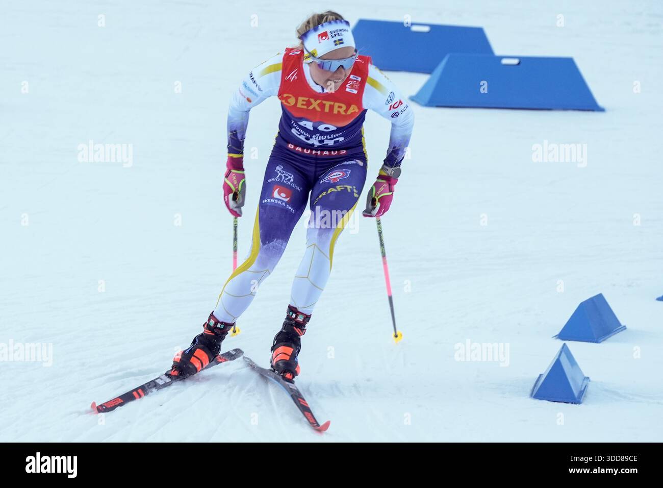 Toblach, Italy 20251229. Emma Ribom from Sweden under 10 km classic for ...