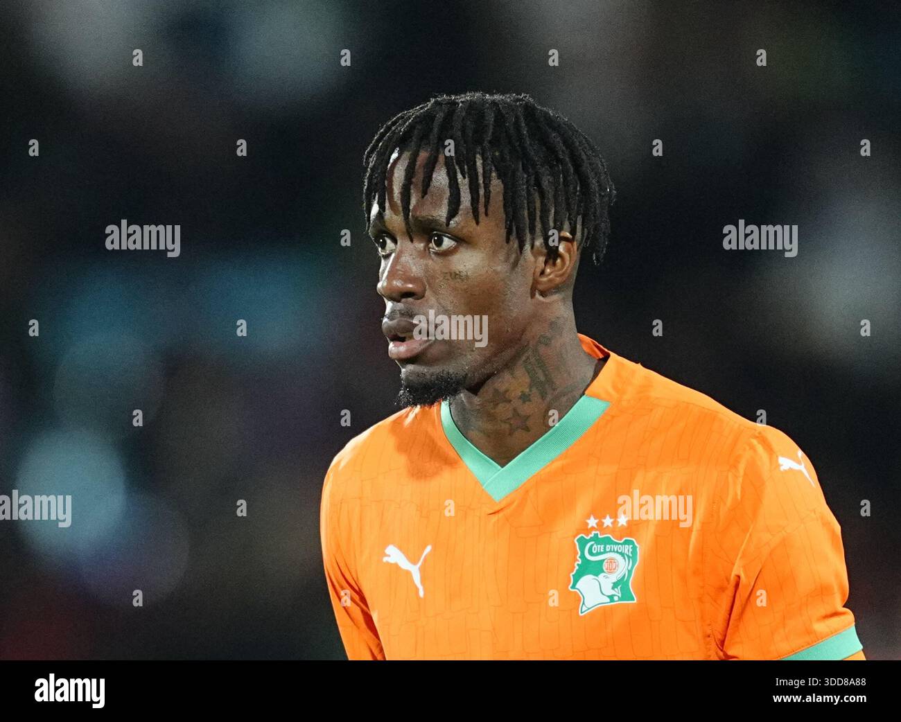 December 28 2025: Dazet Wilfried Armel Zaha of CÃ´te d'Ivoire looks on ...