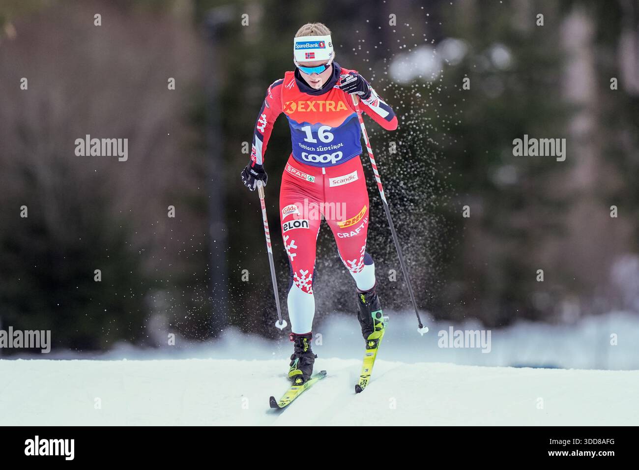 Toblach, Italy 20251229. Julie Bjervig Drivenes under 10 km classic for ...