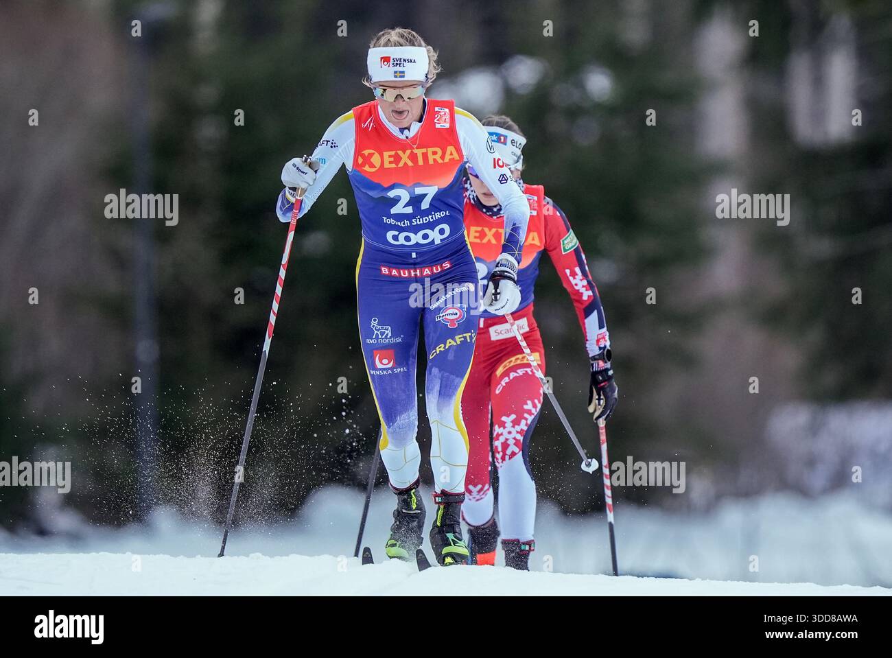 Toblach, Italy 20251229. Frida Karlsson from Sweden under 10 km classic ...
