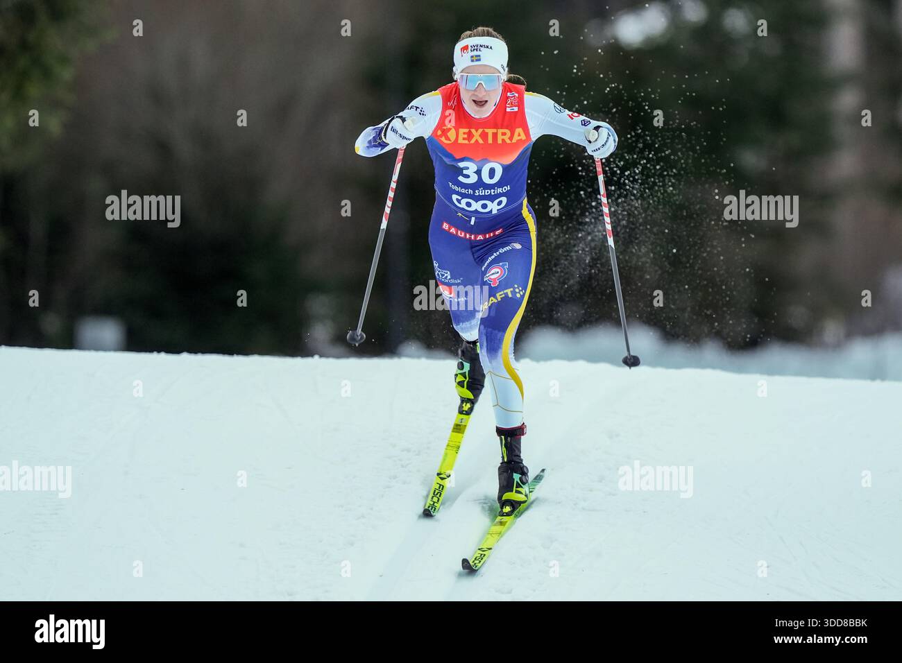 Toblach, Italy 20251229. Ebba Andersson from Sweden under 10 km classic ...