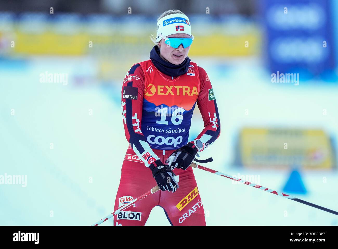 Toblach, Italy 20251229. Julie Bjervig Drivenes under 10 km classic for ...