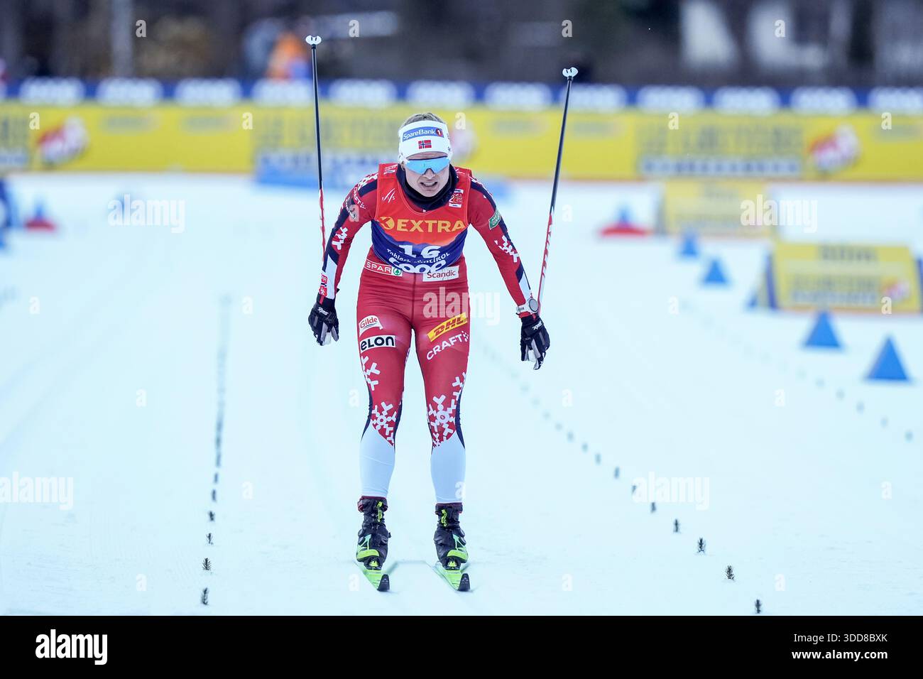 Toblach, Italy 20251229. Julie Bjervig Drivenes under 10 km classic for ...