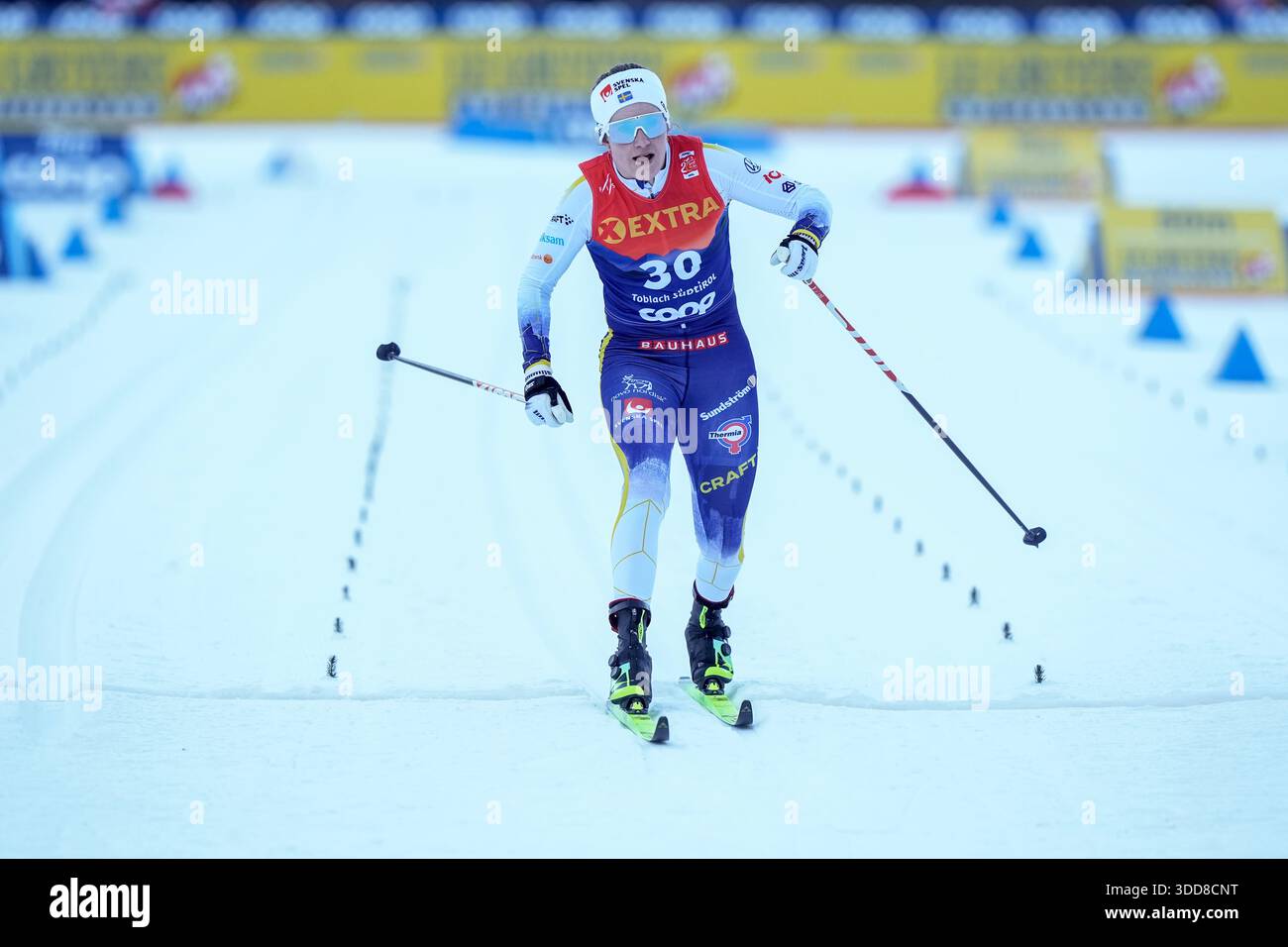 Toblach, Italy 20251229. Ebba Andersson from Sweden under 10 km classic ...