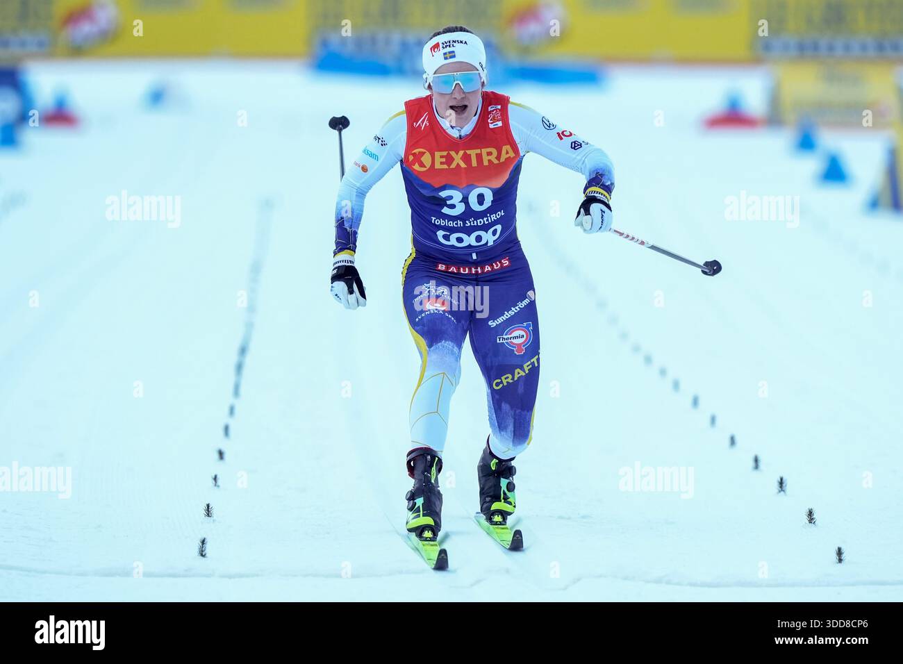 Toblach, Italy 20251229. Ebba Andersson from Sweden under 10 km classic ...