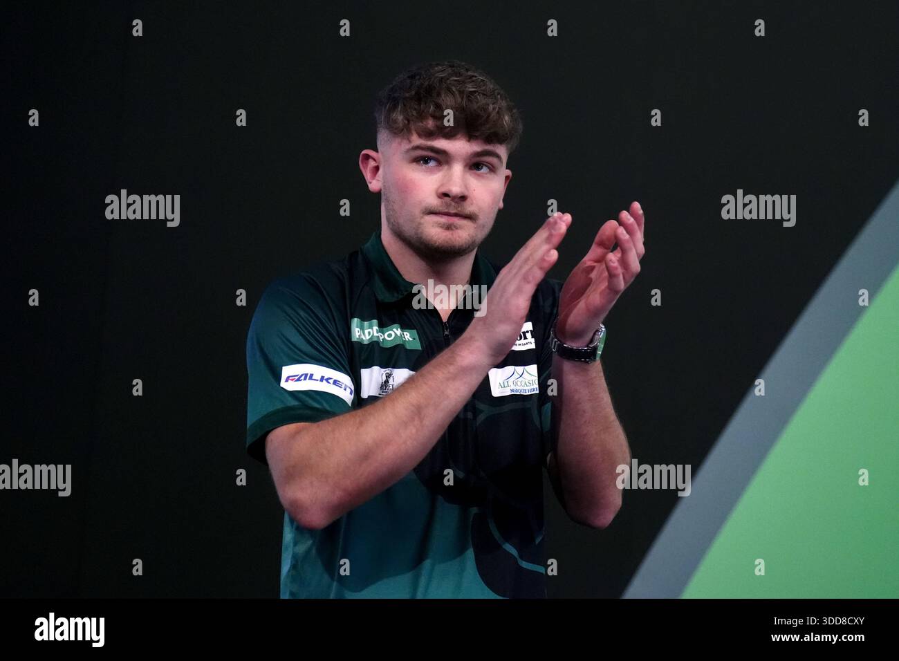 England's Charlie Manby ahead of his match against England's Ricky ...