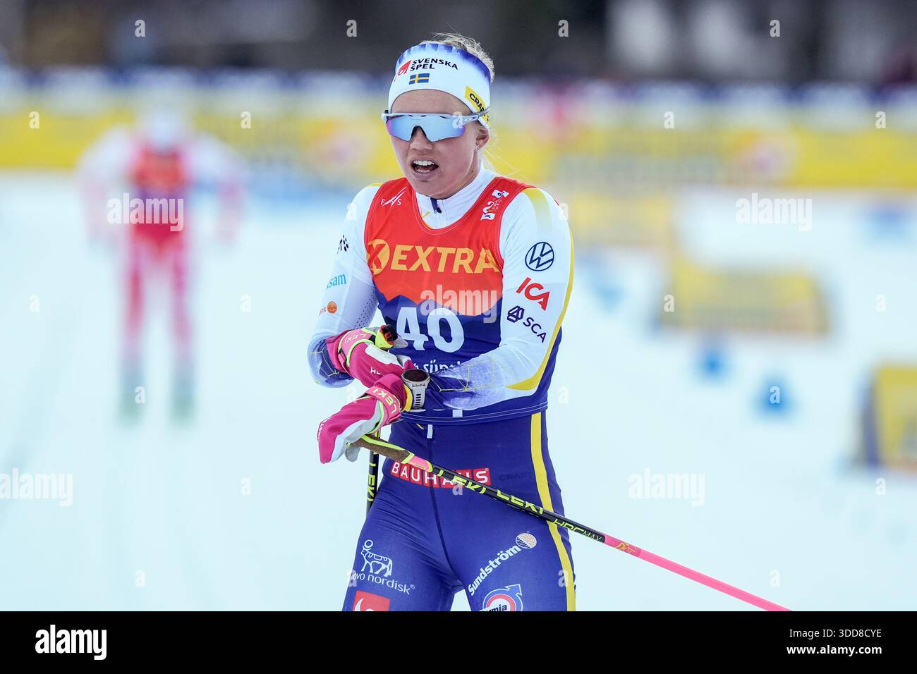 Toblach, Italy 20251229. Emma Ribom from Sweden under 10 km classic for ...