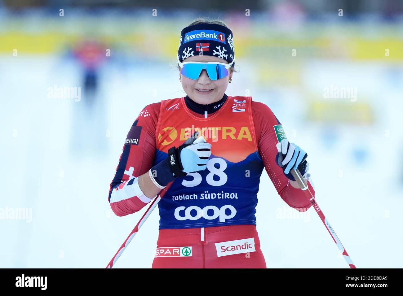 Toblach, Italy 20251229. Ingrid Bergene Aabrekk under 10 km classic for ...