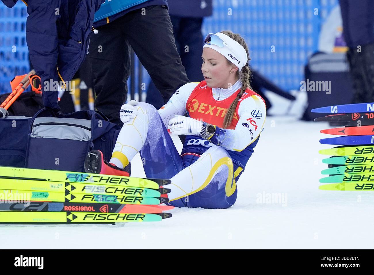Toblach, Italy 20251229. Johanna Hagström from Sweden after the 10 km ...
