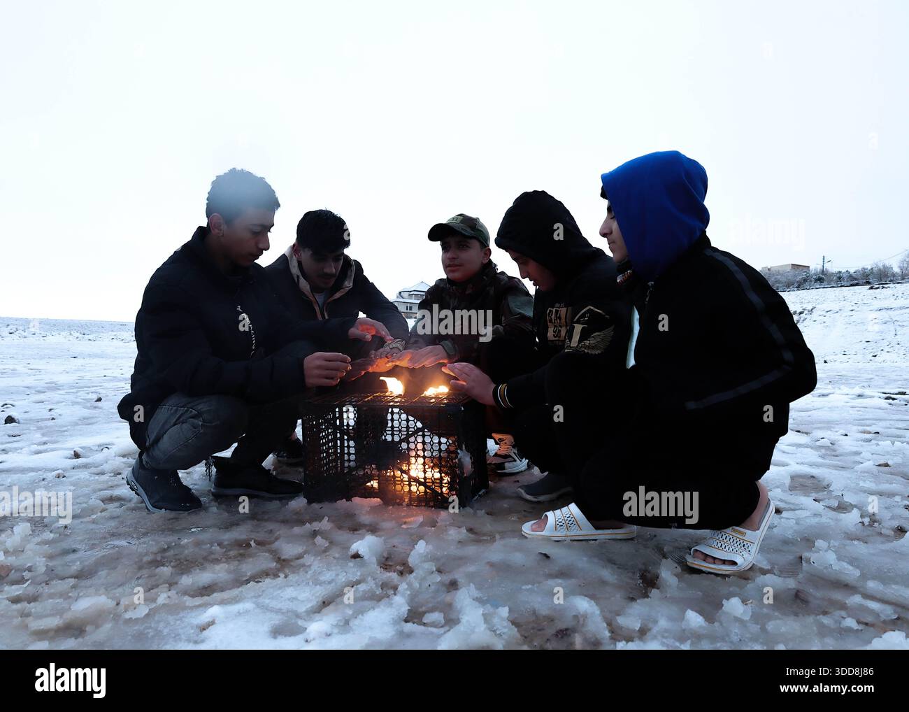 December 29, 2025, Erbil, Kurdistan Region, Iraq: Residents of Baharka ...