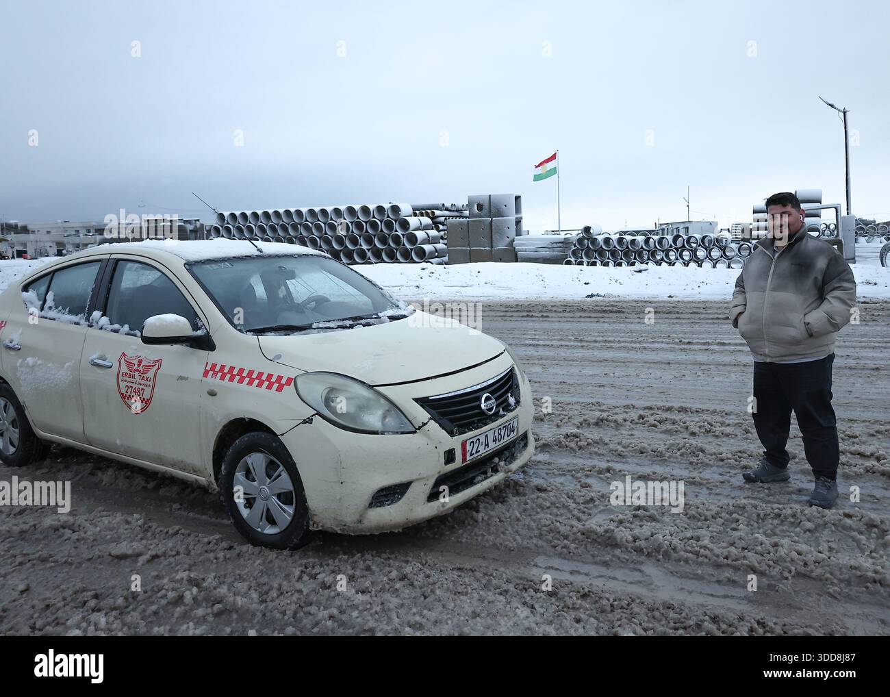 Erbil, Kurdistan Region, Iraq. 29th Dec, 2025. Residents of Baharka ...