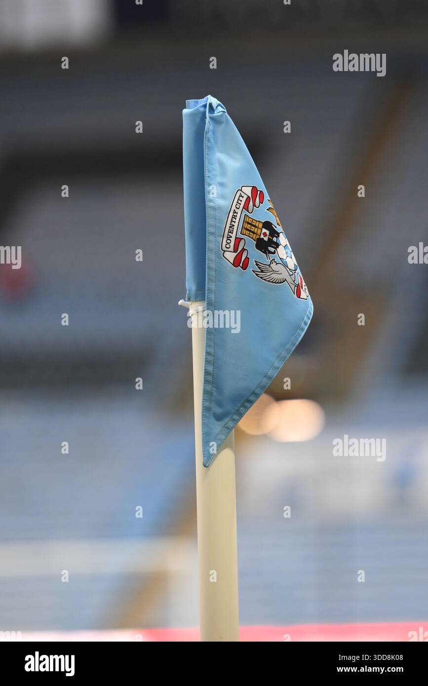 General view inside the stadium of corner flag during the Sky Bet ...