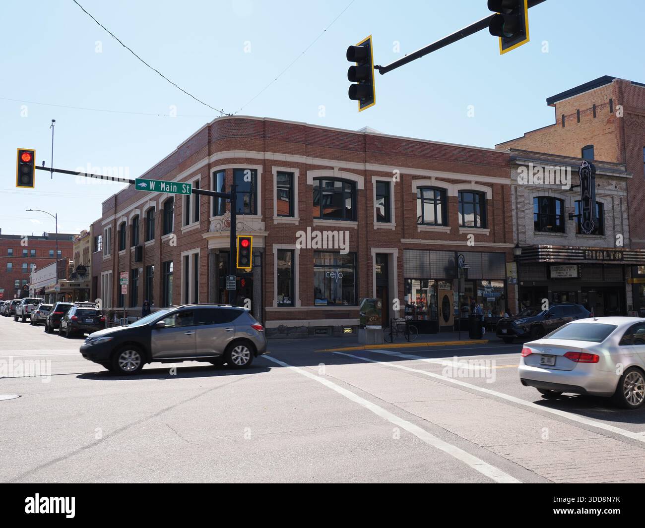 Main Street Corner and Architecture in Bozeman Stock Photo - Alamy