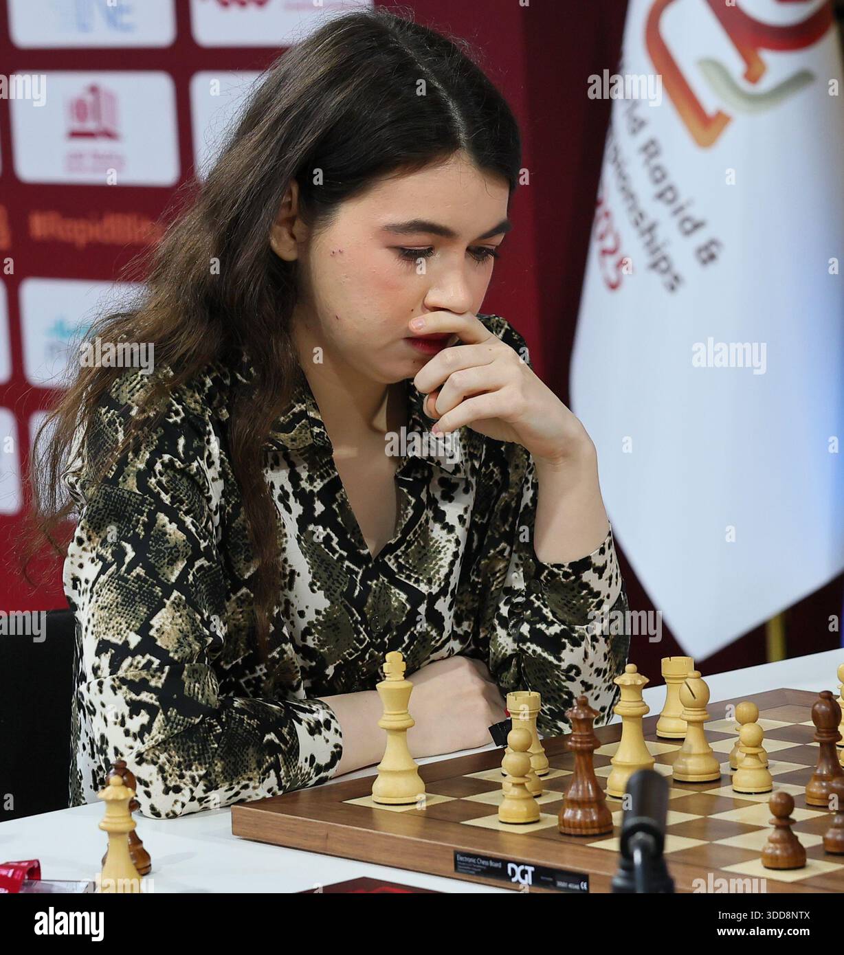 FIDE World Rapid & Blitz Chess Championship Doha, Qatar. Aleksandra ...