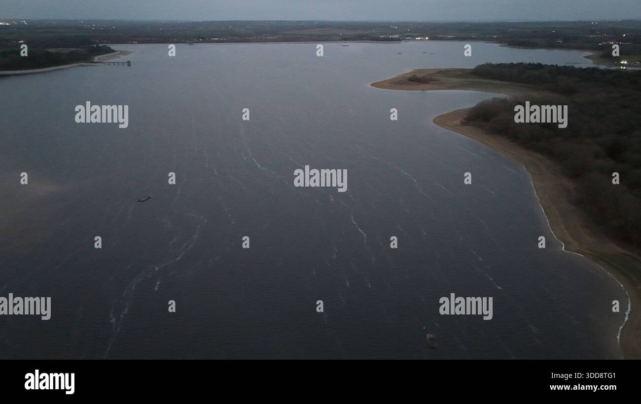 Hanningfield Reservoir in Essex, where a small aircraft entered the ...
