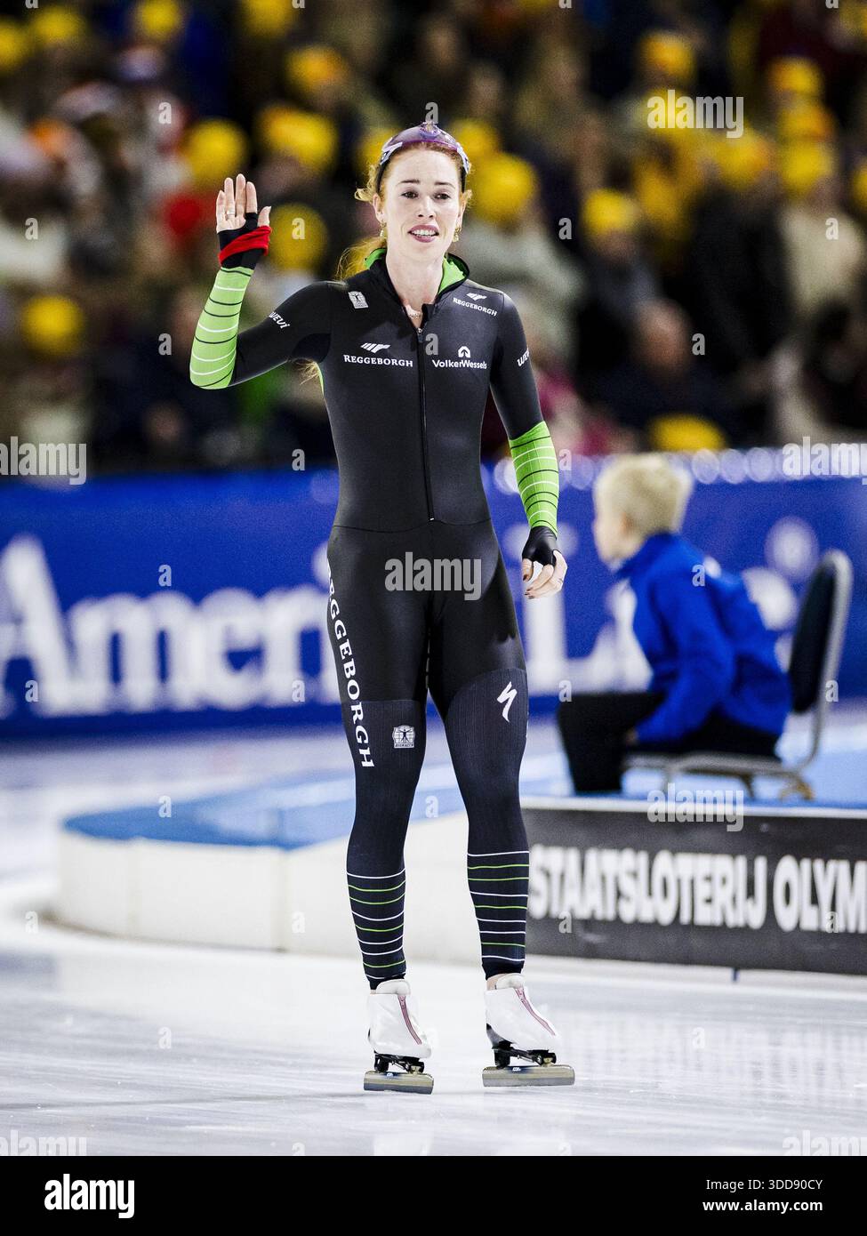 HEERENVEEN - Antoinette Rijpma-de Jong after the women's 1500m on the ...