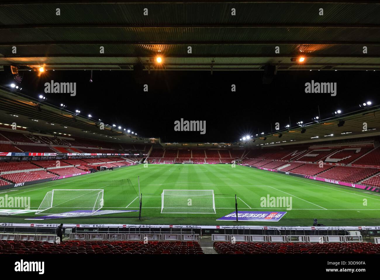 A general view of the The Riverside Stadium during the Sky Bet ...