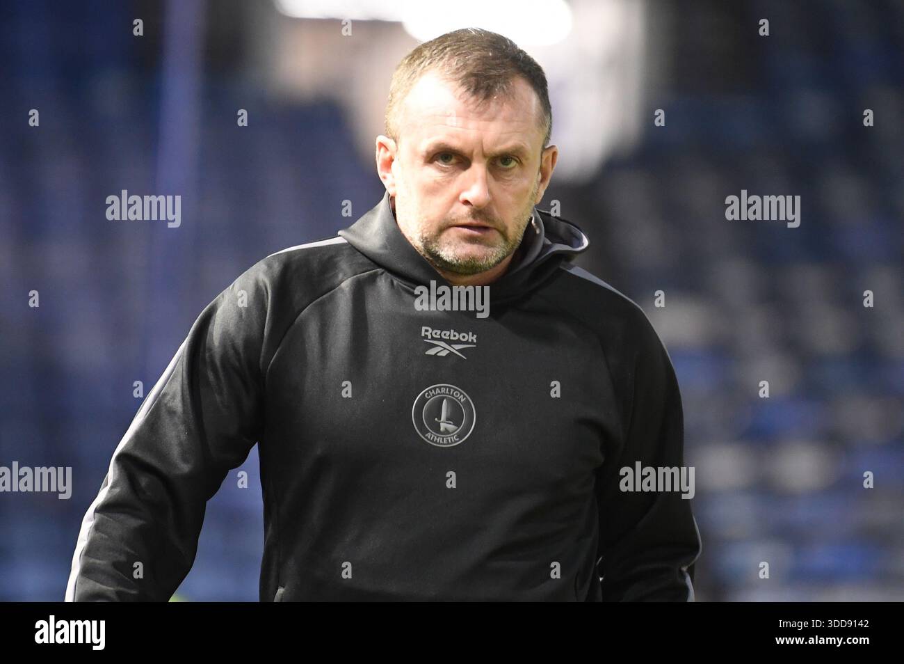 Portsmouth, England. 29th Dec 2025. Nathan Jones before the Sky Bet EFL ...
