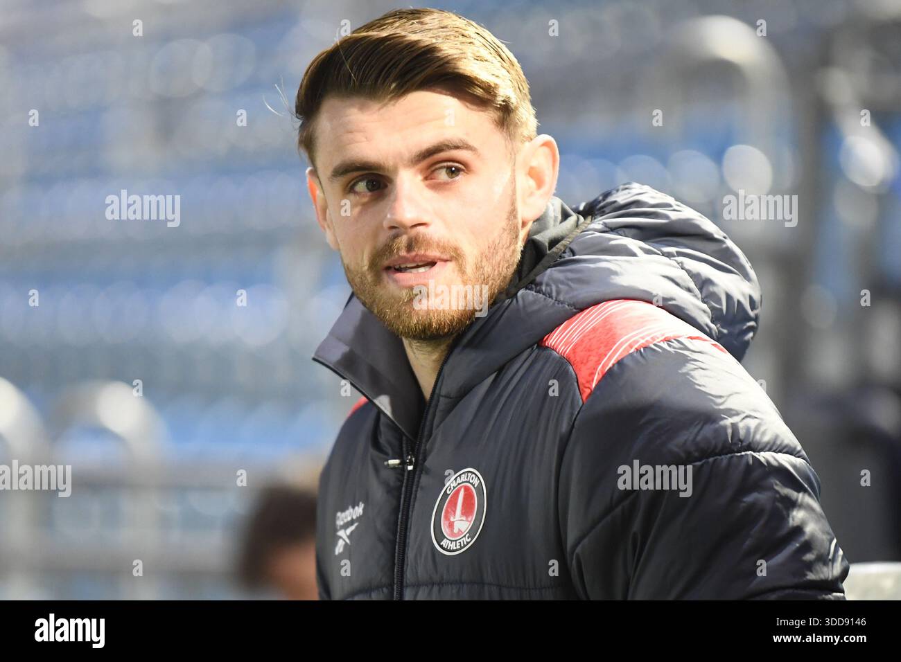 Portsmouth, England. 29th Dec 2025. Charlie Kelman before the Sky Bet ...