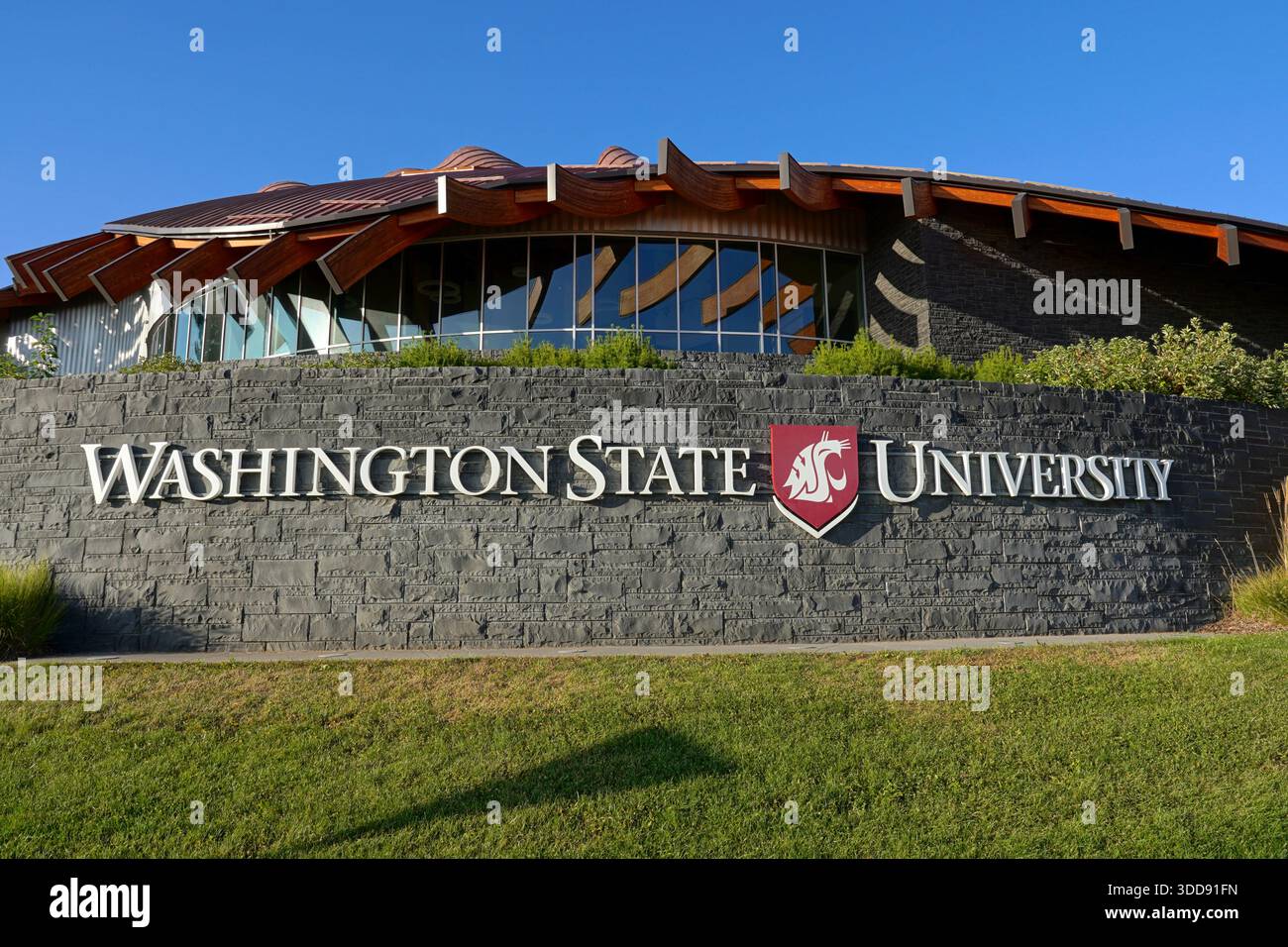 Sign on the campus of Washington State University in Pullman Stock ...
