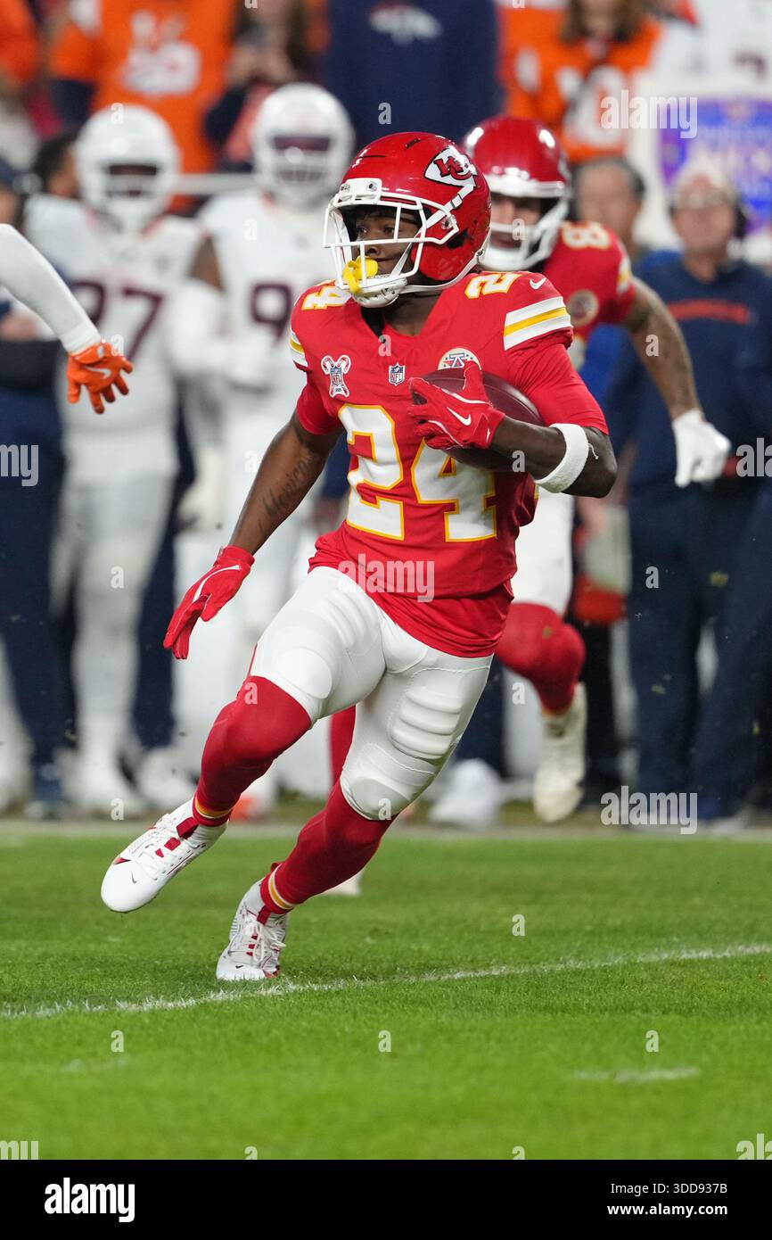 Kansas City Chiefs running back Brashard Smith runs during an NFL ...