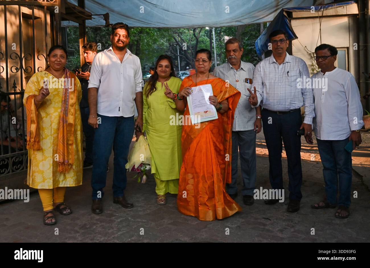 MUMBAI, INDIA - DECEMBER 29: Asawari Patil, a former BJP corporator ...