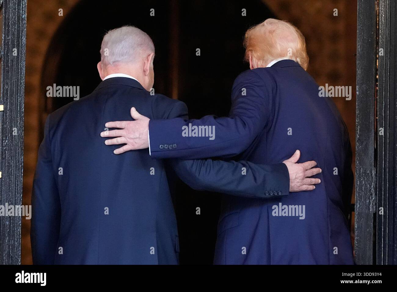 President Donald Trump and Israel's Prime Minister Benjamin Netanyahu ...