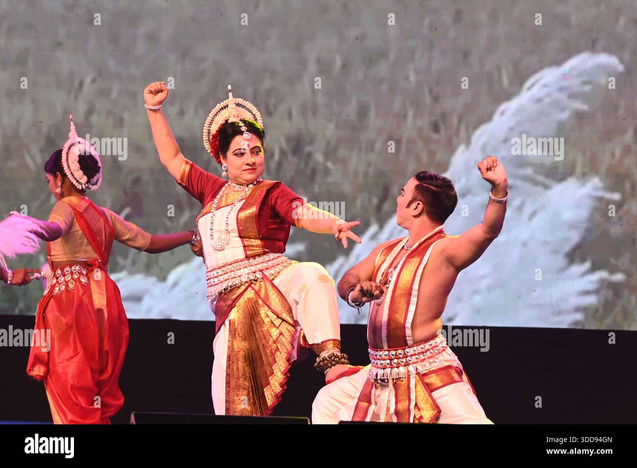 KOLKATA, INDIA - DECEMBER 29: A dance drama on Goddess Durga by Diksha ...