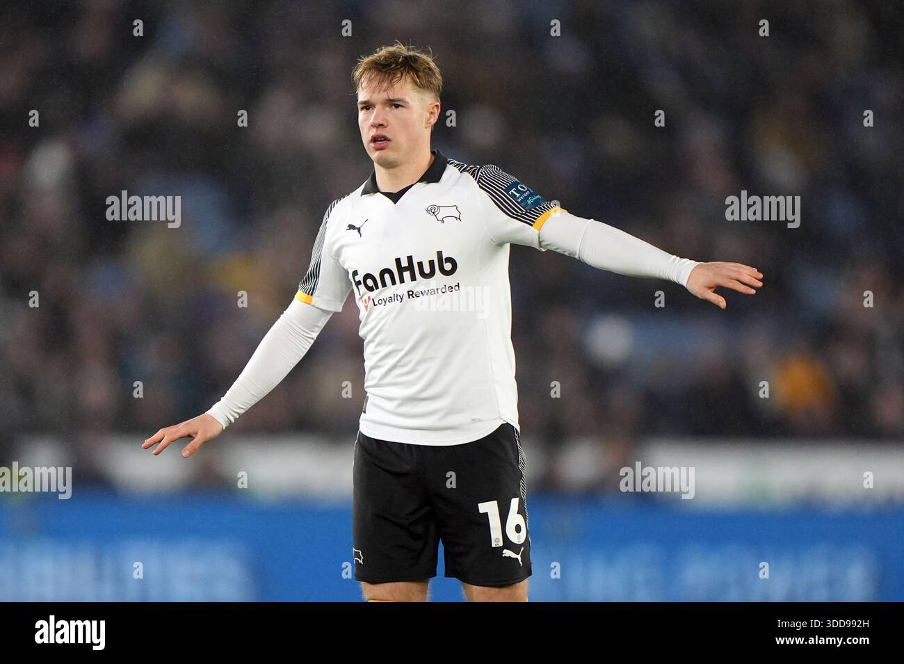 Derby County's Liam Thompson during the Sky Bet Championship match at ...