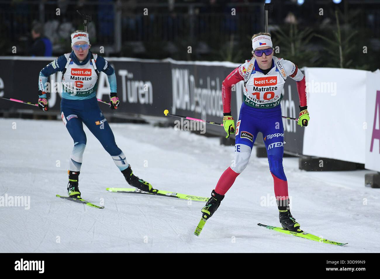 Biathlon auf Schalke am 28.12.2025 in der Veltins-Arena in ...