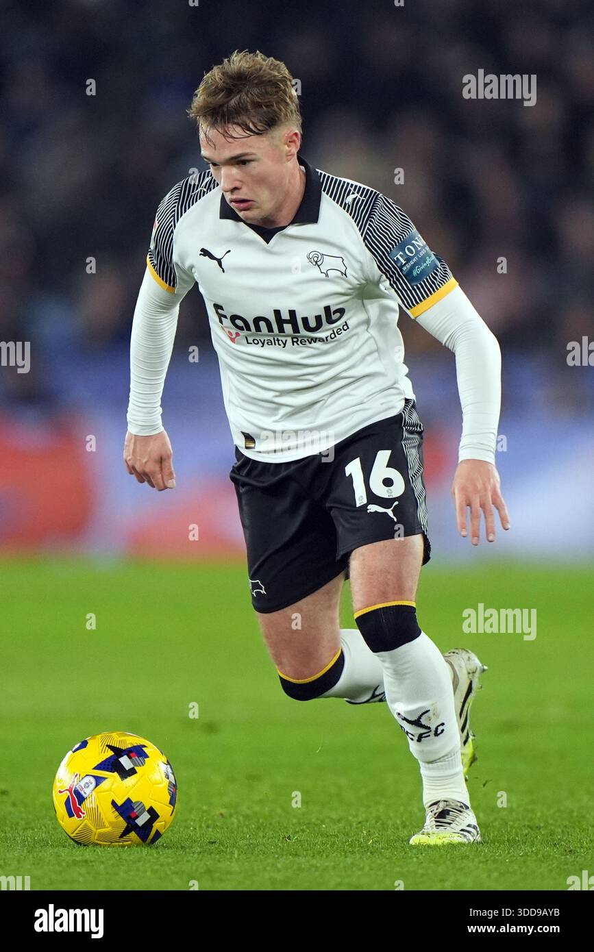 Derby County's Liam Thompson during the Sky Bet Championship match at ...