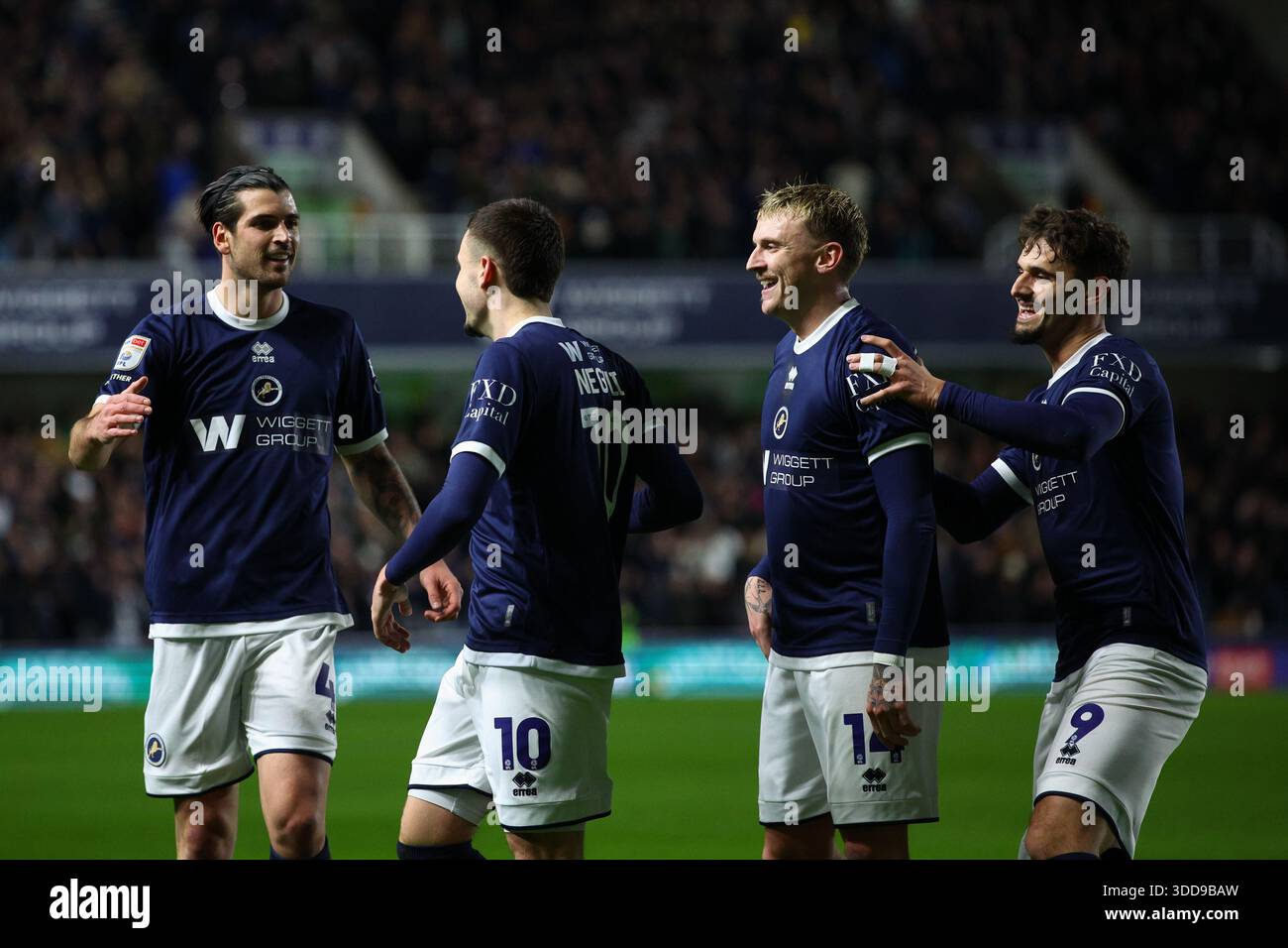 LONDON, UK - 29th Dec 2025: Camiel Neghli of Millwall celebrates ...