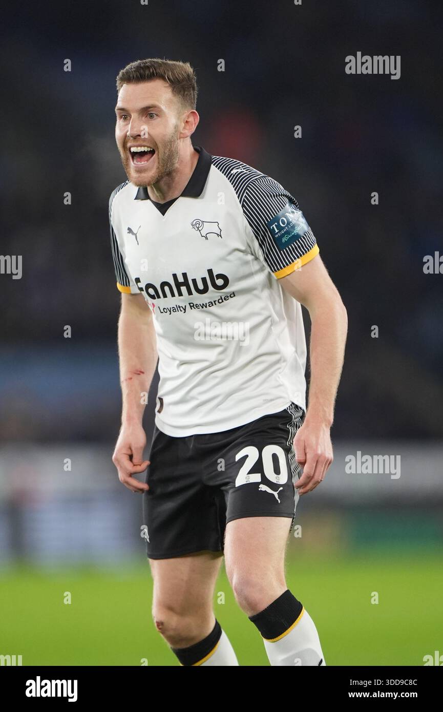 Derby County's Callum Elder during the Sky Bet Championship match at ...
