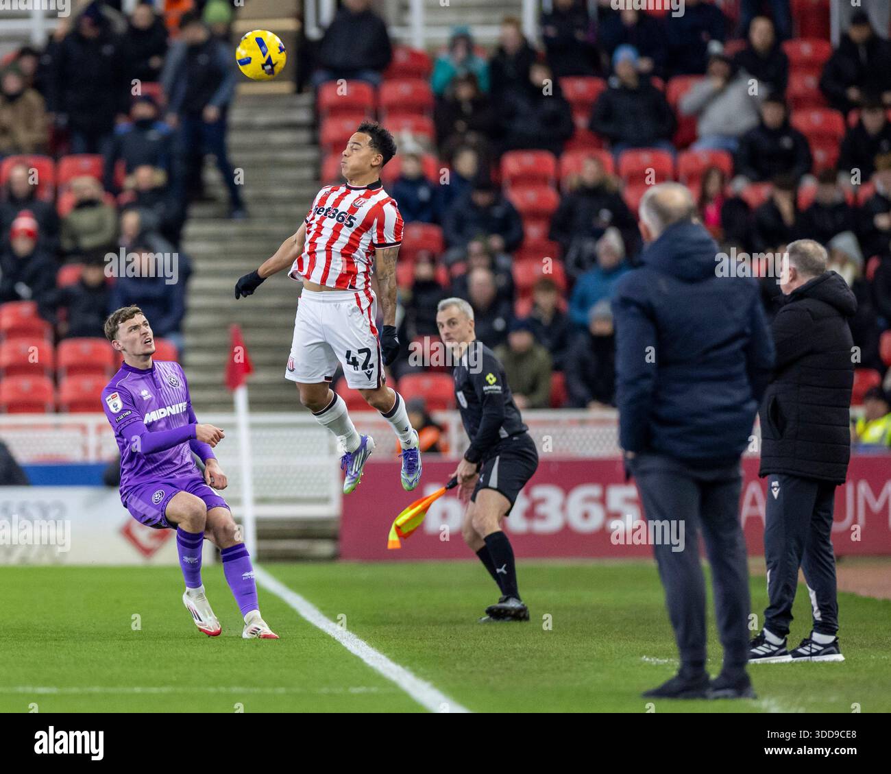 29th December 2025; Bet365 Stadium, Stoke, Staffordshire, England; EFL ...