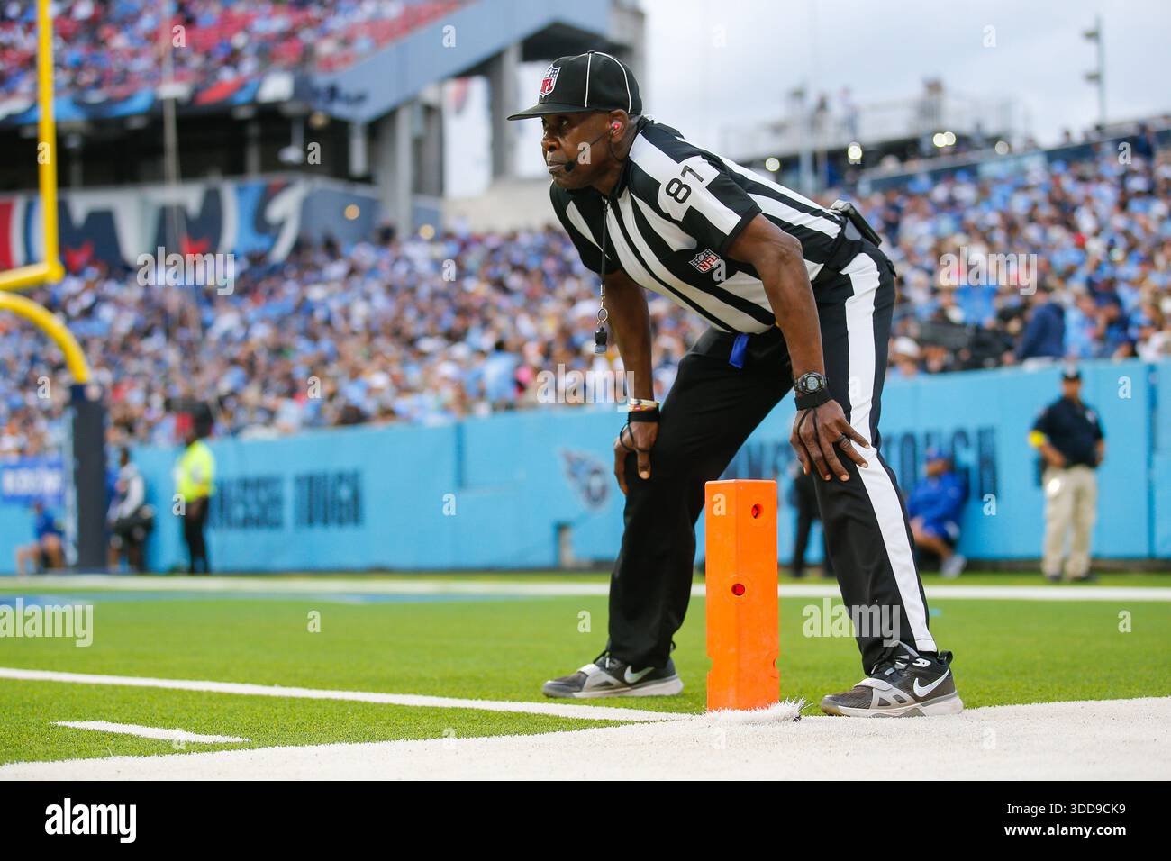 NFL umpire Roy Ellison (81) during the second half of an NFL football ...