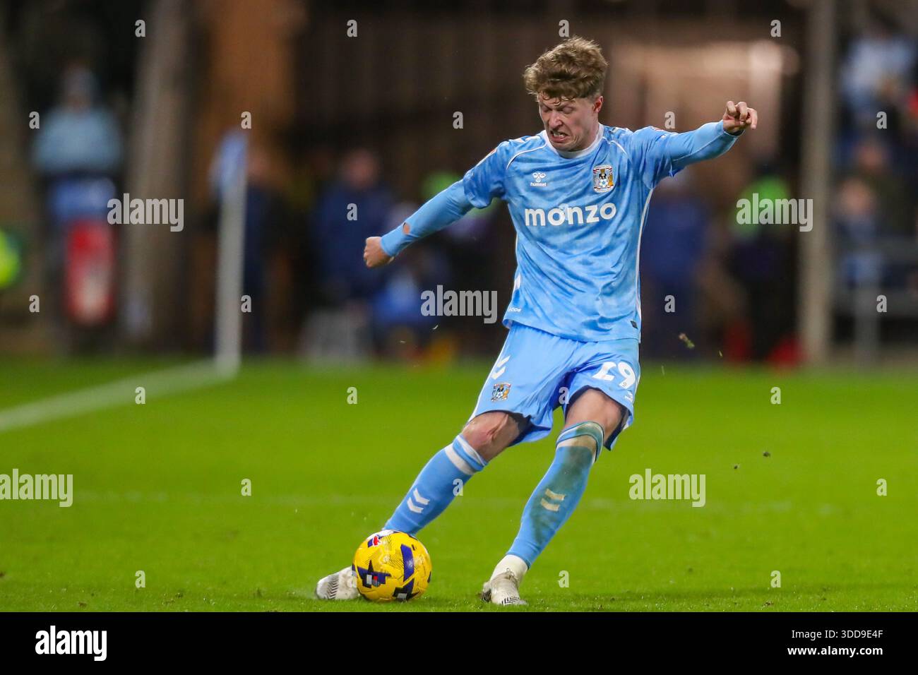 Victor Torp Of Coventry City in action during the Coventry City v ...