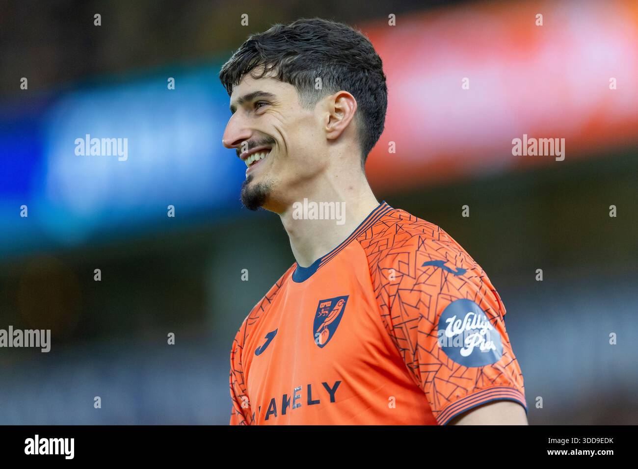 Vladan Kovacevic of Norwich City reacts during the Sky Bet Championship ...