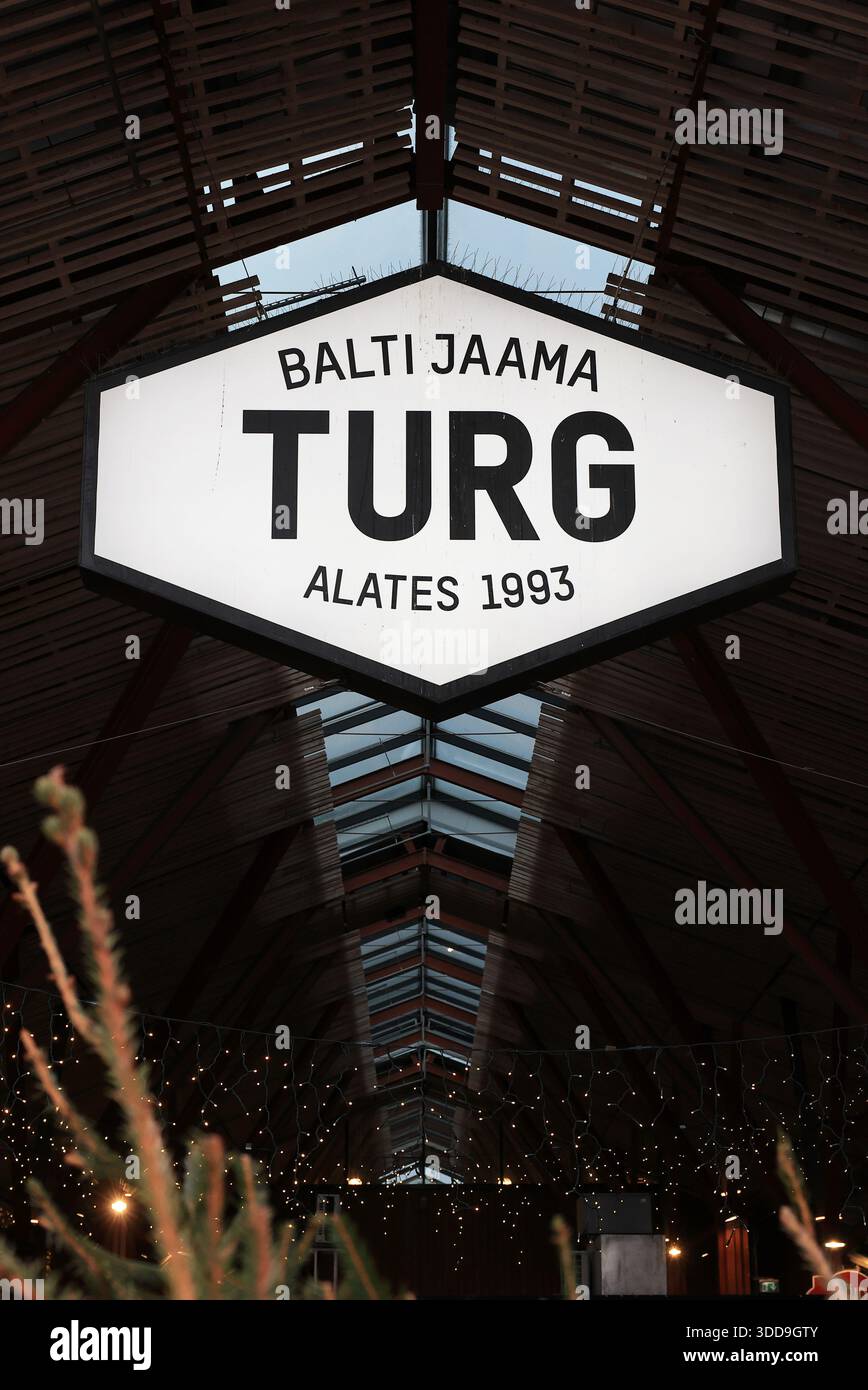 Vibrant, renovated market hall Balti Jaama Turg, in the trendy ...