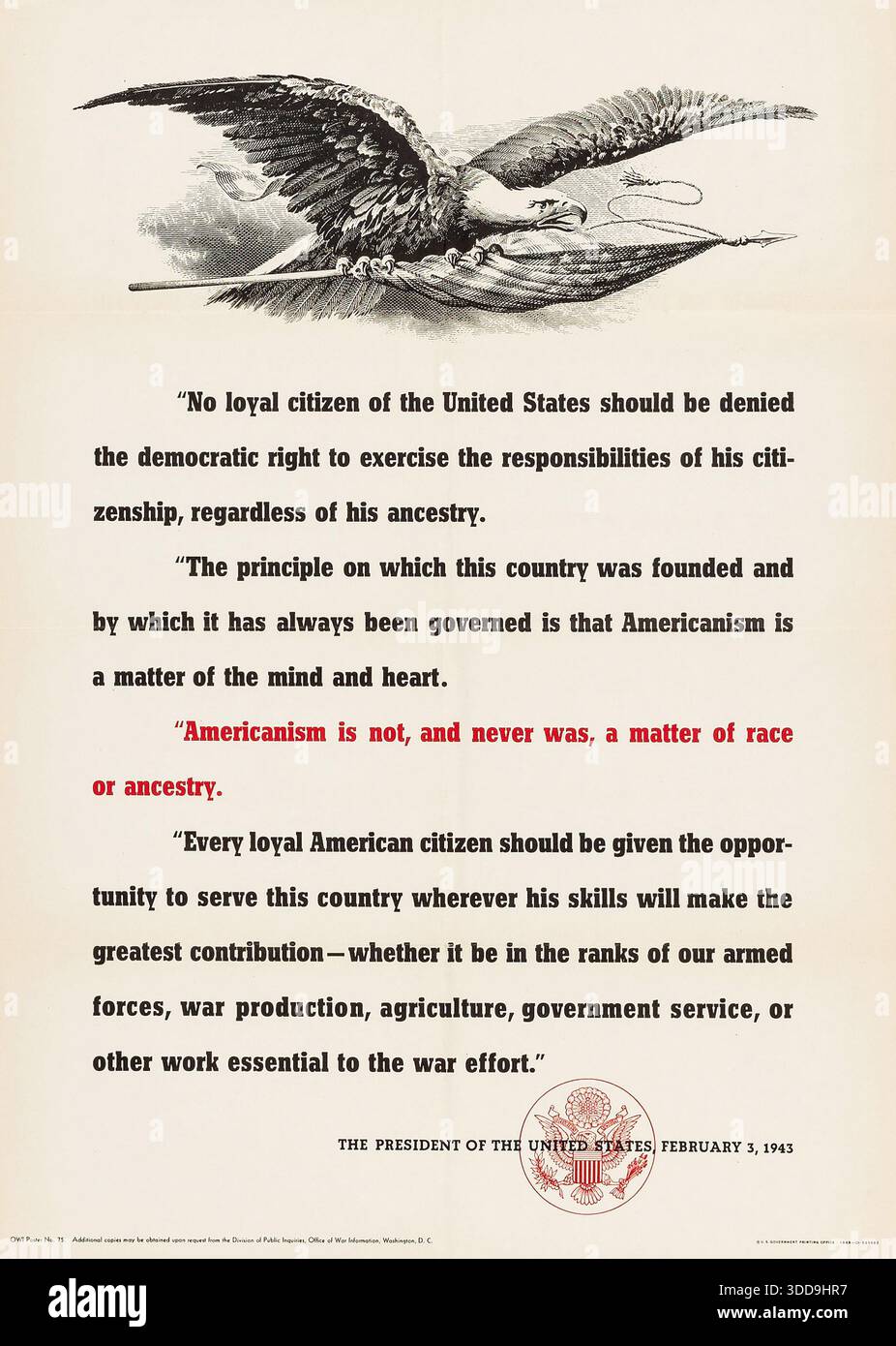 World War II Propaganda (U.S. Government Printing Office, 1943) - A ...