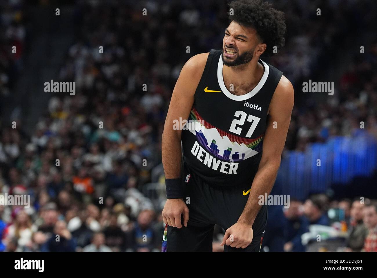 Denver Nuggets guard Jamal Murray (27) in the first half of an NBA ...