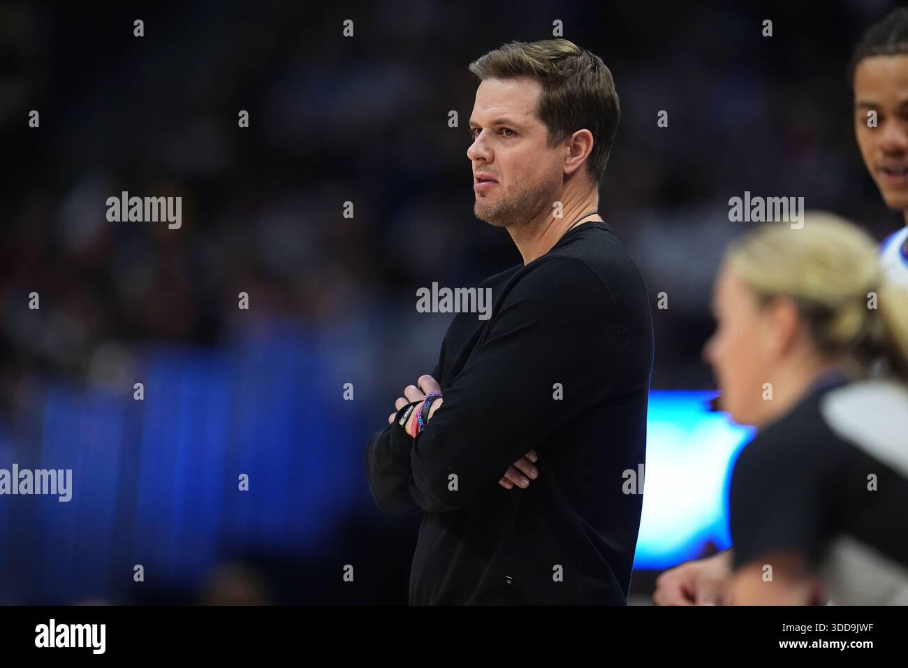 Utah Jazz head coach Will Hardy in the first half of an NBA basketball ...