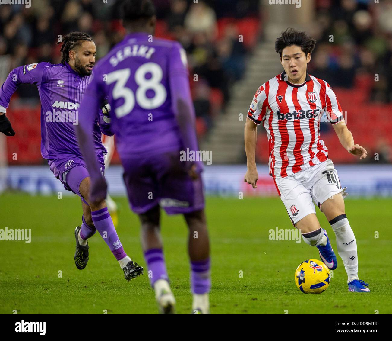 29th December 2025; Bet365 Stadium, Stoke, Staffordshire, England; EFL ...