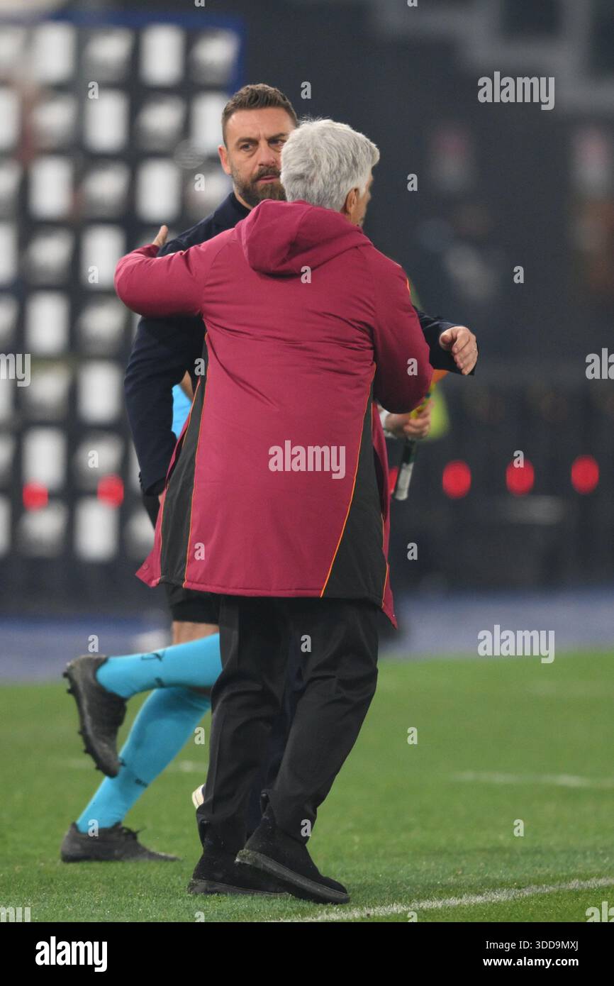 Olimpico Stadium, Rome, Italy - Giampiero Gasperini head coach of AS ...