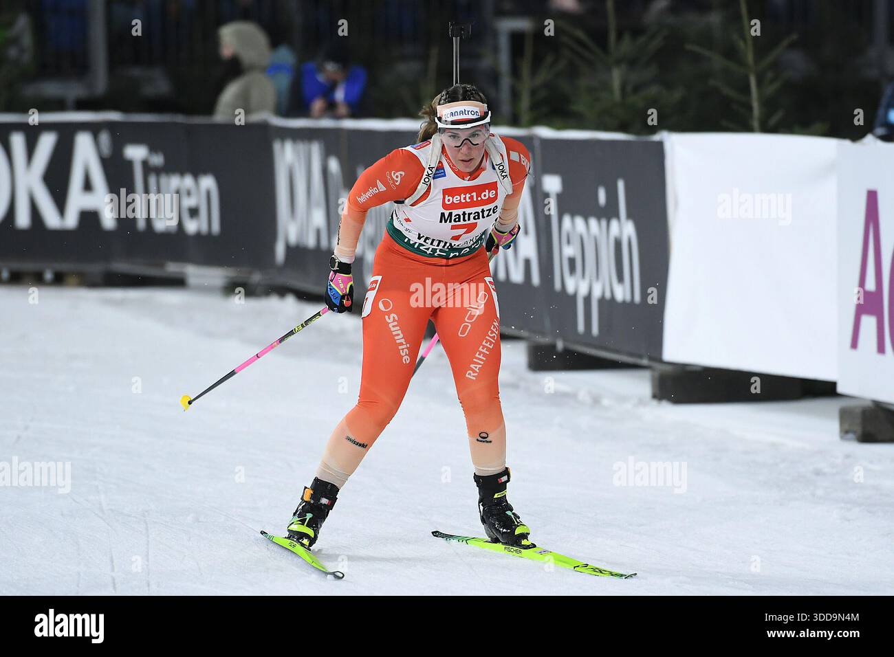 Biathlon auf Schalke am 28.12.2025 in der Veltins-Arena in ...