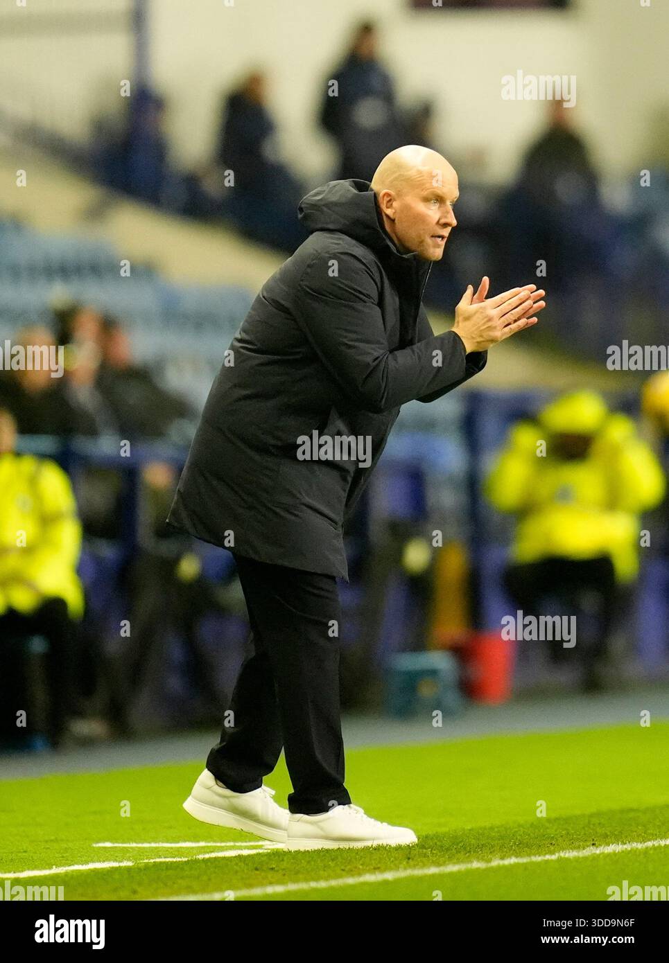 Sheffield Wednesday manager Henrik Pedersen during the Sky Bet ...