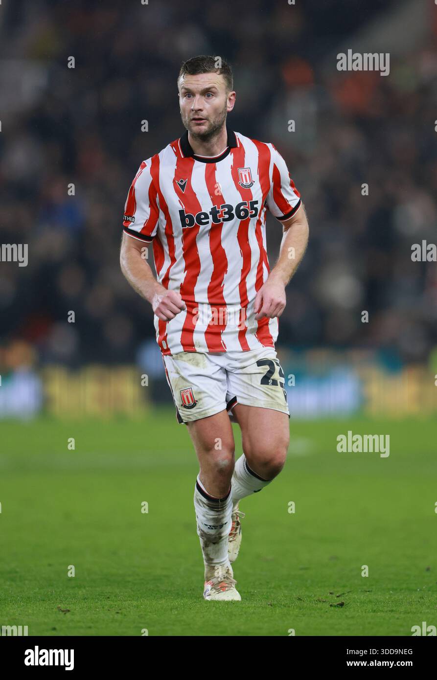 Stoke City's Ben Gibson during the Sky Bet Championship match at the ...