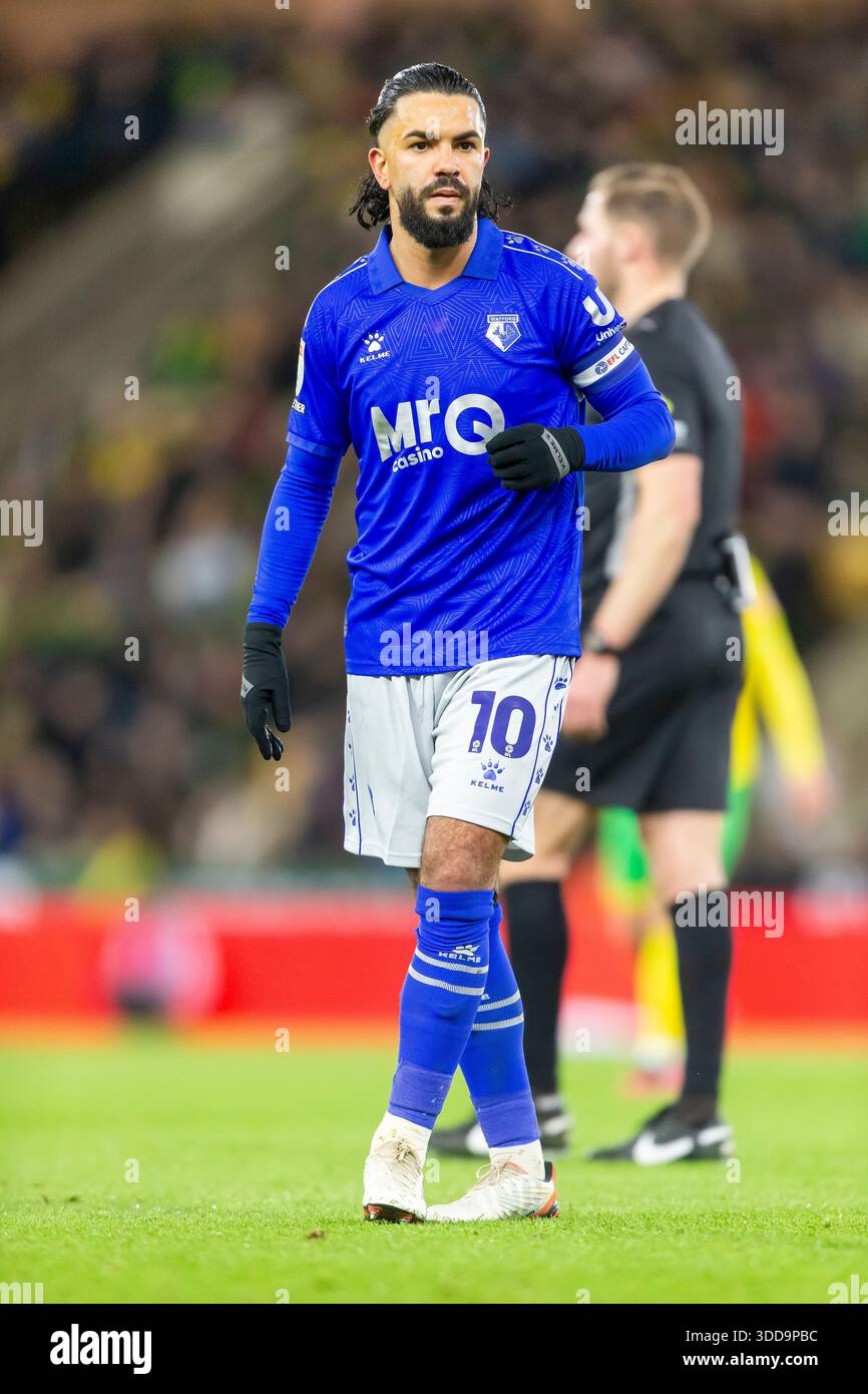 Imrân Louza of Watford during the Sky Bet Championship match between ...