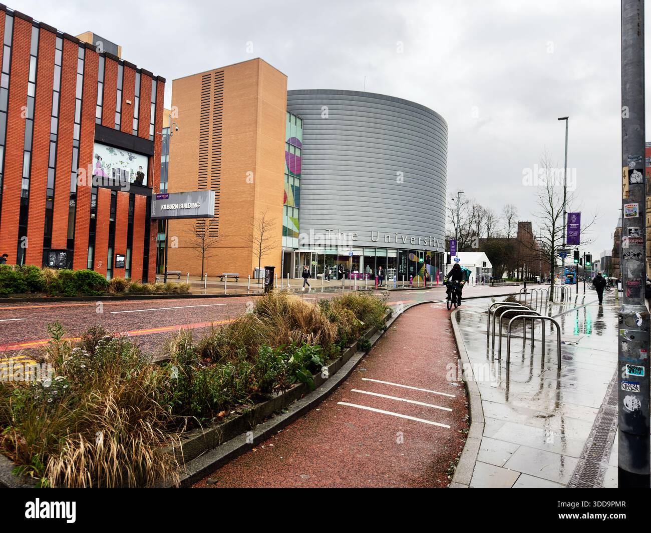 Manchester, UK - December 06, 2025: Urban campus in Manchester with the ...