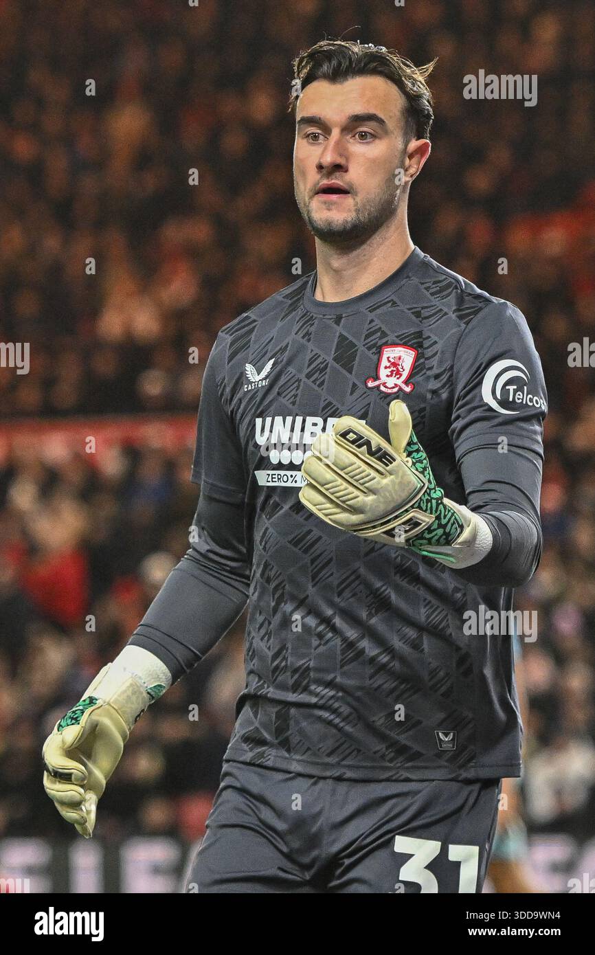 Sol Brynn of Middlesbrough FC during the Sky Bet Championship match ...