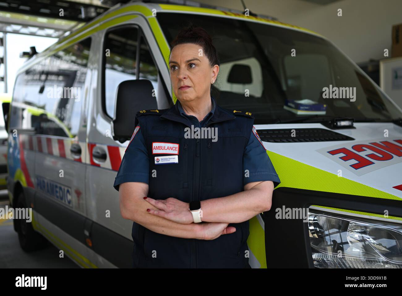 Ambulance Victoria Regional Director Vanessa Gorman poses for a ...